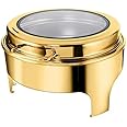 Amazon.com: HONHPD 1 Pcs 6.8QT Round Chafing Dish Buffet Set,Gold Stainless Steel Buffet Servers ...