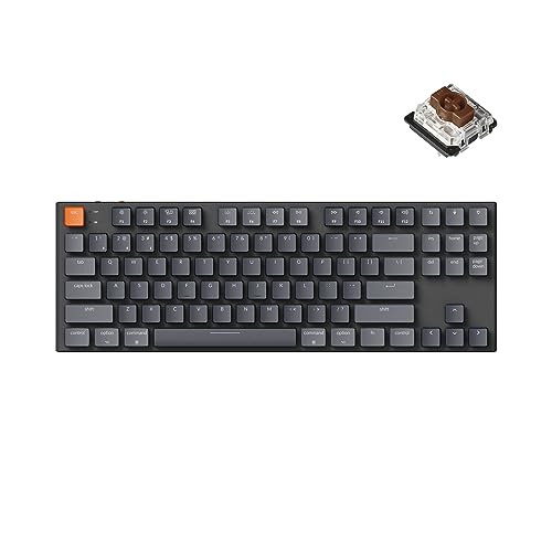 Keychron K1 Wireless Mechanical Keyboard, Tenkeyless Layout Ultra-Slim ...
