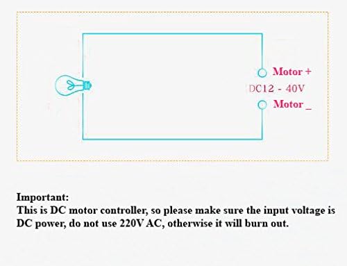 HiLetgo® PWM DC Motor Speed Control Switch Controller 12V-40V 10A Pulse Width Modulator – BigaMart