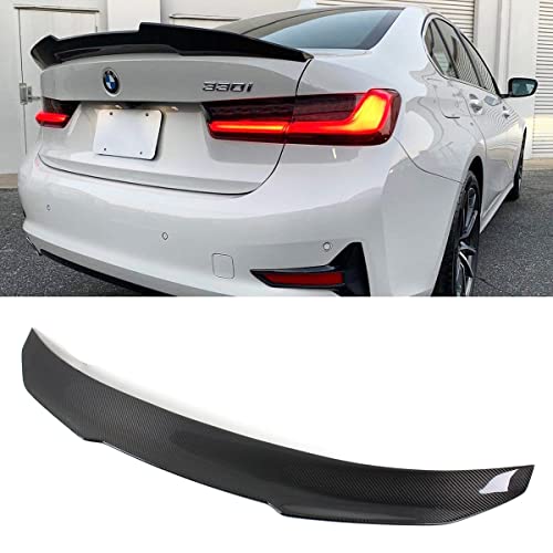 PSM Style Real Carbon Fiber High Kick Trunk Spoiler Wing Compatible for ...