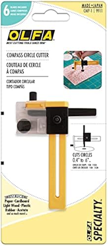 OLFA Compass Circle Cutter (CMP-1) - Adjustable Compass Style Rotary ...