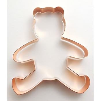 Amazon.com: R&M Mini Teddy Bear Metal Cookie Cutter: Miniature Bear ...