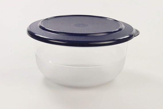 TUPPERWARE Tafelperle 1,1 L OHNE RAND mit dunkelblau Deckel Classic ...
