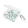 OUTEMU Green/Teal Switches 3 Pin Tactile Key switches Replacement Pack ...