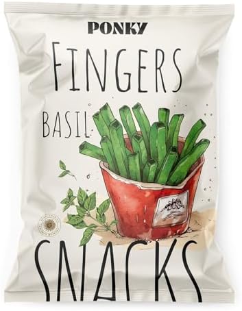 Ponky Fingers Potato Snack, Basil Flavor, 60g price in Egypt | Amazon ...