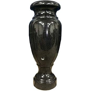 Amazon.com: Replacement Cemetery Flower Vase Brown Granite Theft ...