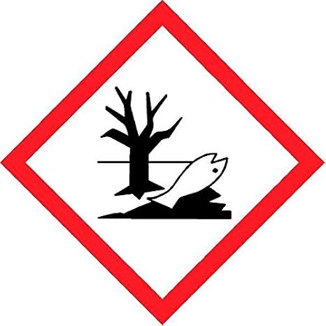 Hazardous to the aquatic environment coshh symbol Safety sign - Self ...