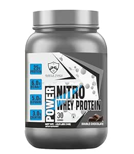 Muscle Punch Nitro Power Whey Protein 1 Kg Chocolate Flavour 30 ...