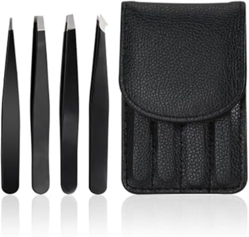 سعر Paporich 4 Piece Stainless Steel Tweezers Eyebrow Plucker for Women ...