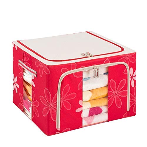 A S Creation Linen Fabric Foldable Cloth Storage Boxes Organizer for ...