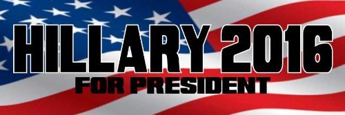 Hillary Clinton 2022 Bumper Sticker