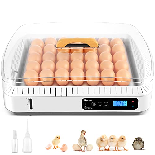 Egg Incubator, Fully Automatic Digital Poultry Hatching Machine, 35 ...
