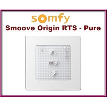 Somfy SMOOVE ORIGIN RTS 1 channel wall button / remote control 433.42 ...