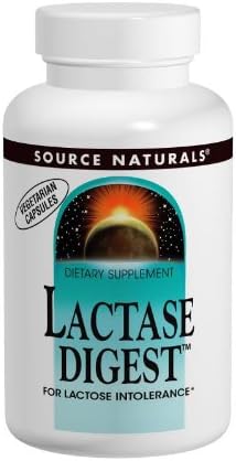 Amazon.com: Source Naturals Lactase Digest, for Lactose Intolerance ...