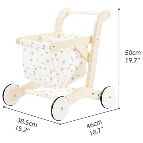 labebe Baby Push Walker Doll Stroller, Push Toy for Toddler, Shopping ...