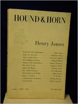 Amazon - Hound & Horn [The Henry James Issue]. Volume VII, No. 3. April ...