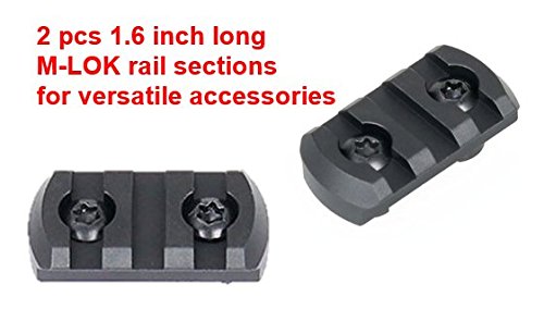 Buy TuFok Mlock Picatinny Rail Section - Low Profile Picatinny Rail ...