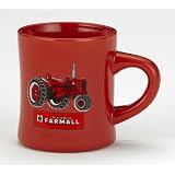 Amazon.com | Farmall Stoneware Diner Mug (White - Red Tractor): Coffee ...