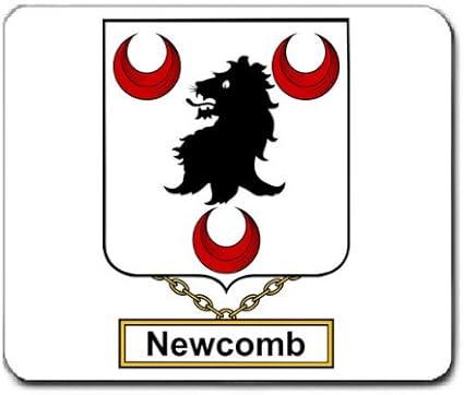 Amazon.com : Newcomb Family Crest Coat of Arms Mouse Pad : Office Products