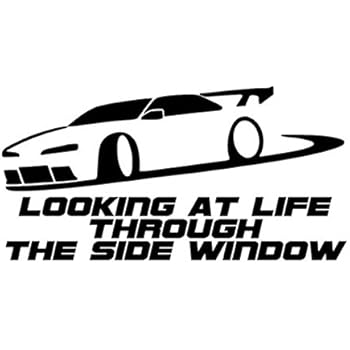 Amazon.com: Drifting JDM Vinyl Decal Window Car Custom Sticker Looking ...