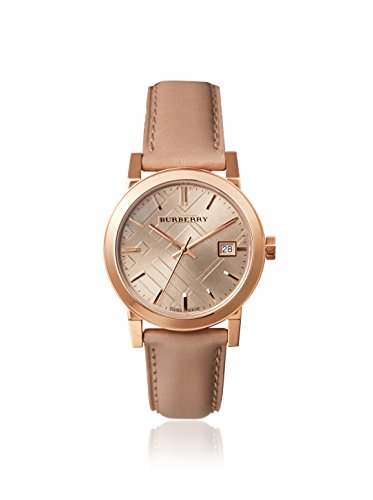 Mua Burberry Women's BU9109 Beige Leather Strap Watch trên Amazon Mỹ ...