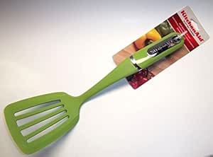 Amazon.com: KitchenAid Cooks Series Green Apple 14 Nylon Slotted Turner ...