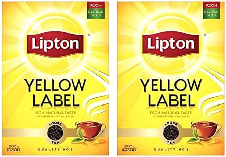Lipton Yellow Label Black Loose Tea 2 x 200 g price in UAE | Amazon UAE ...