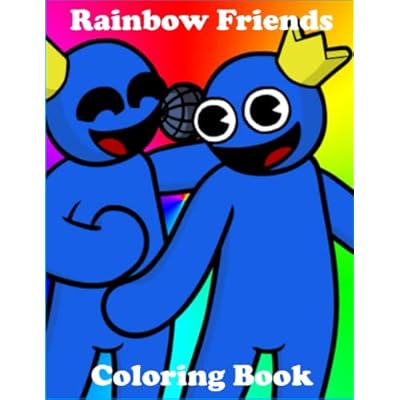 Rainbow Friends Coloring Book: High Quality Designs Australia | Ubuy