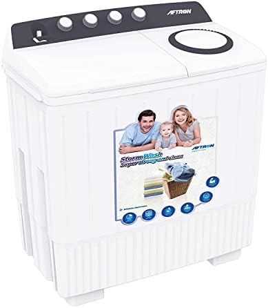 Aftron Twin Tub Top Load Semi Automatic Washing Machine, 14 Kg ...