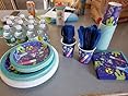 Amazon.com: Science Lab Party Pack, Paper Plates, Plastic Cutlery, Cups ...