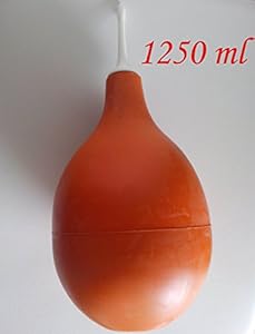 Natural Rubber Bulb /Syringe Enema with rigid cannula n. 20 - 1250 ML ...