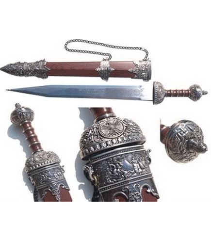 L-708 Roman Gladiator Sword 31 Black And Gold 31" Roman Gladiator Sword ...