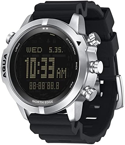 Watch,Men Sports Digital Analog Watch Diving Watch Steel Business Wrist ...
