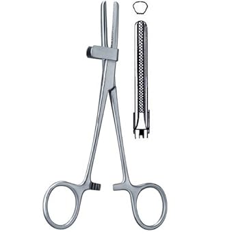 Amazon.com: Tubing Clamp Forcep (Cross Serrated) with Safety Guard 8 ...