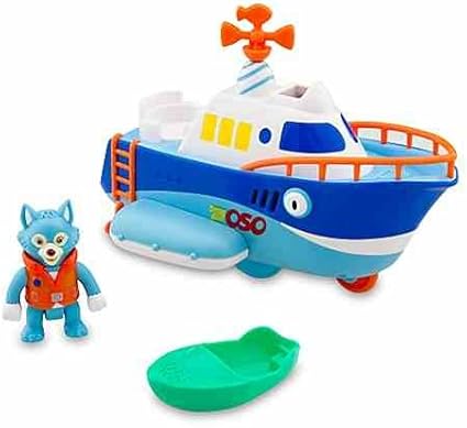 Special Agent Oso Wolfie's Motor Boat -- 3-Pc.: Amazon.co.uk: Toys & Games