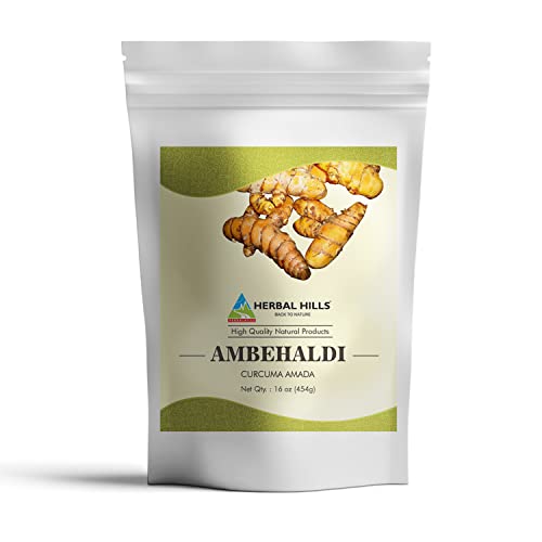 Herbal Hills Ambehaldi Powder (Turmeric Powder/Amba Haldi/Curcuma amada ...