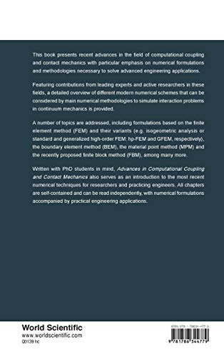 Advances in Computational Coupling and Contact Mechanics (Computational and Experimental Methods ...