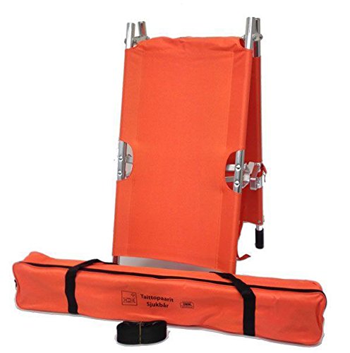 First aid stretcher, 2x foldable, in a carrying bag: Amazon.co.uk ...
