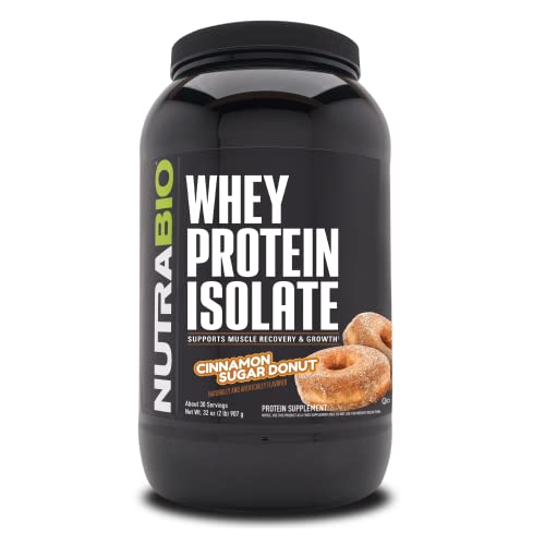 NutraBio 100% Whey Protein Isolate - Complete Amino Acid Profile - 25G ...