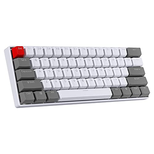BOYI 61 Mini Mechanical Keyboard,60% Mini RGB PBT Keycap Cherry MX ...
