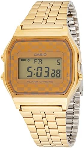 Casio Mens Quartz Watch, Digital Display and Stainless Steel Strap A159WGEA-9ADF price in Egypt ...