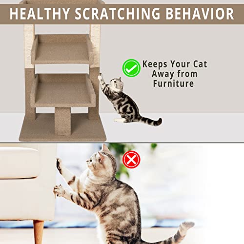 Naomi Home Nala Cat Tree for Large Cats, Cat Activity with Scratching ...