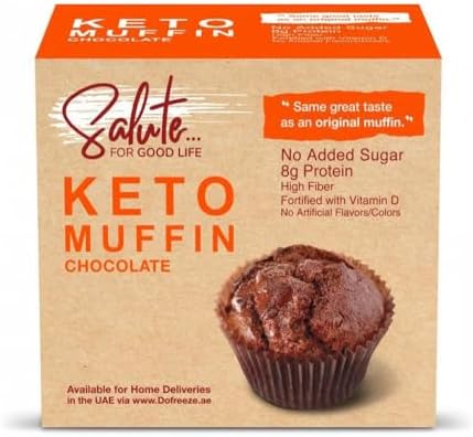 Salute Keto Muffins Chocolate 60G price in Saudi Arabia | Amazon Saudi ...