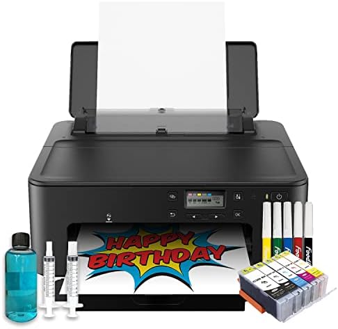 Ediblethingz Cake Topper Image Printer, Cake Ink Cartridges, 12 Sugar ...