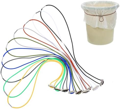 Garbage Can Rubber Bands, 9 PCS Garbage Can Bands Adjustable Design ...