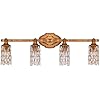 Capital Lighting 8523AG-CR Blakely 3-Light Vanity Fixture, Antique Gold ...