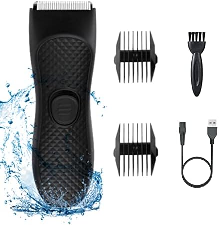 Men's Professional Trimmer Electric Groin & Body Hair Shaver for Balls ...