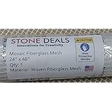 Stone Deals Mosaic Super Sticky Mesh for Back Mounted Tile 24" x 36 ...