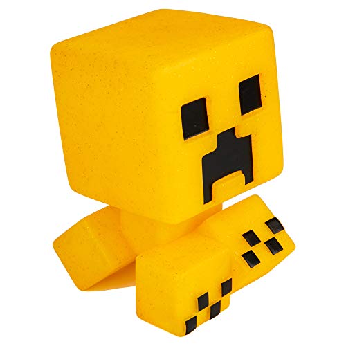 JINX Minecraft 10 Year Anniversary Creeper Mega Bobble Mob, Gold, 5 ...