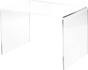 Amazon.com: Plymor Clear Acrylic Rectangular Display Riser, 8 inch ...